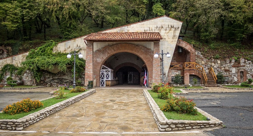 Wine Tunnel Near Kvareli in Georgia (Winery Khareba) | Reinis Fischer